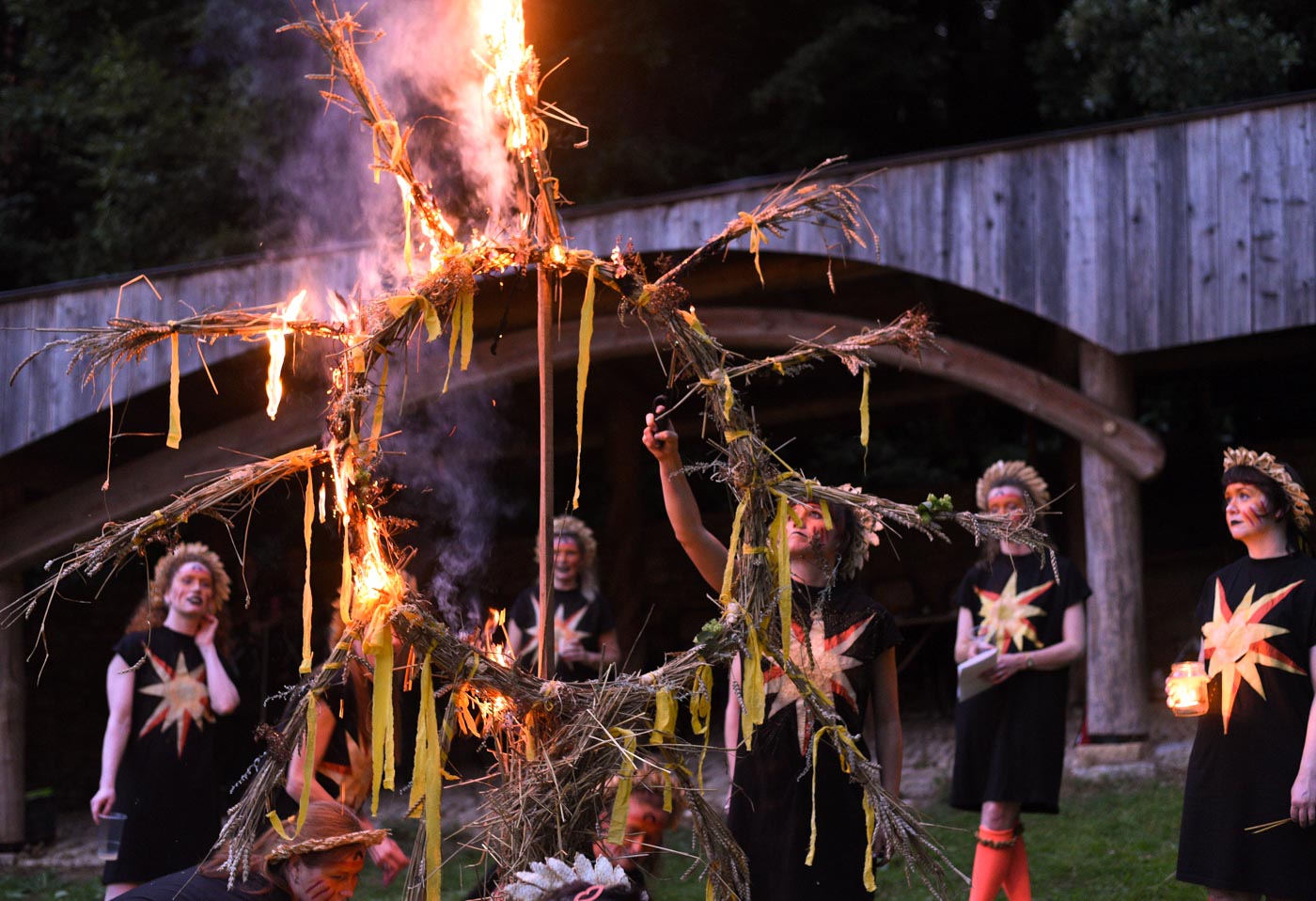 Fiery ceremony marks the end of summer | Stroud Times
