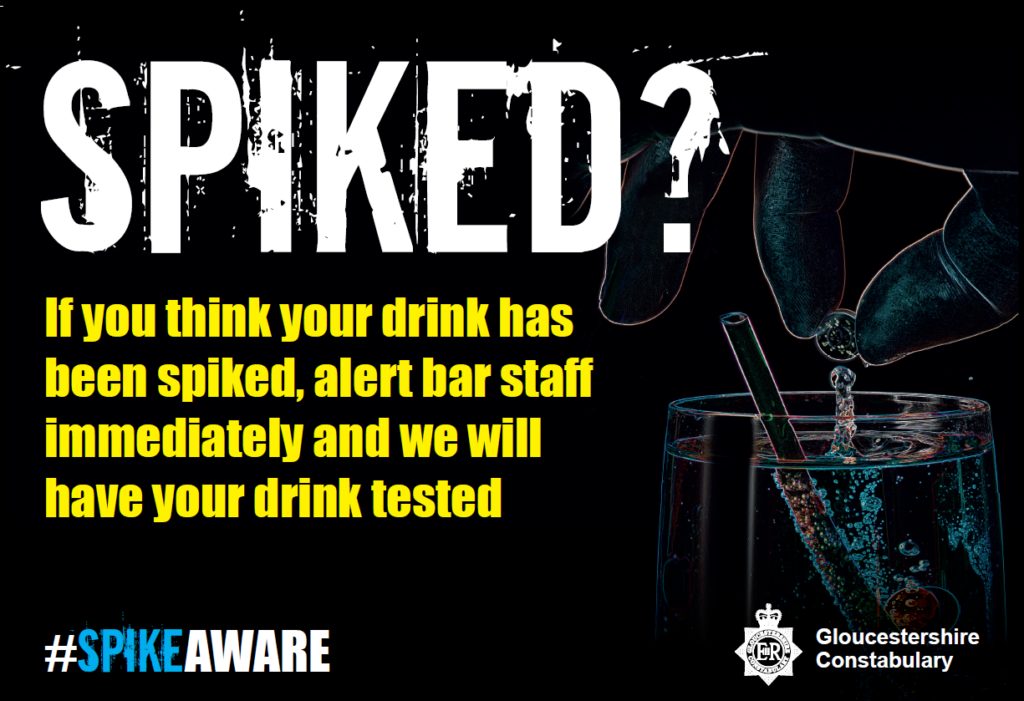 Campaign to highlight drink spiking launched | Stroud Times