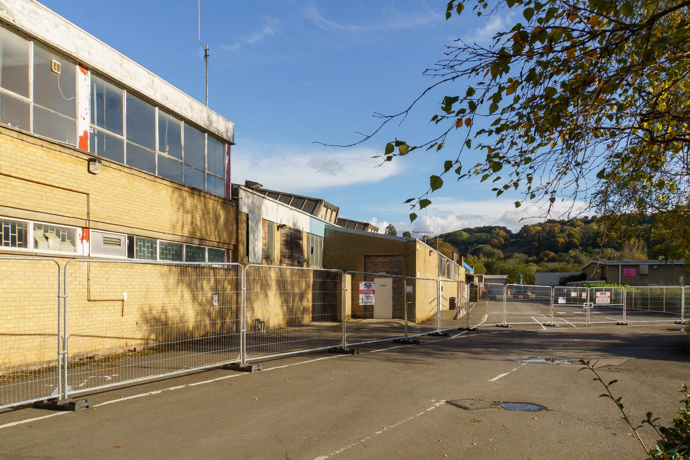 In pictures: Brimscombe Port sealed off for demolition | Stroud Times