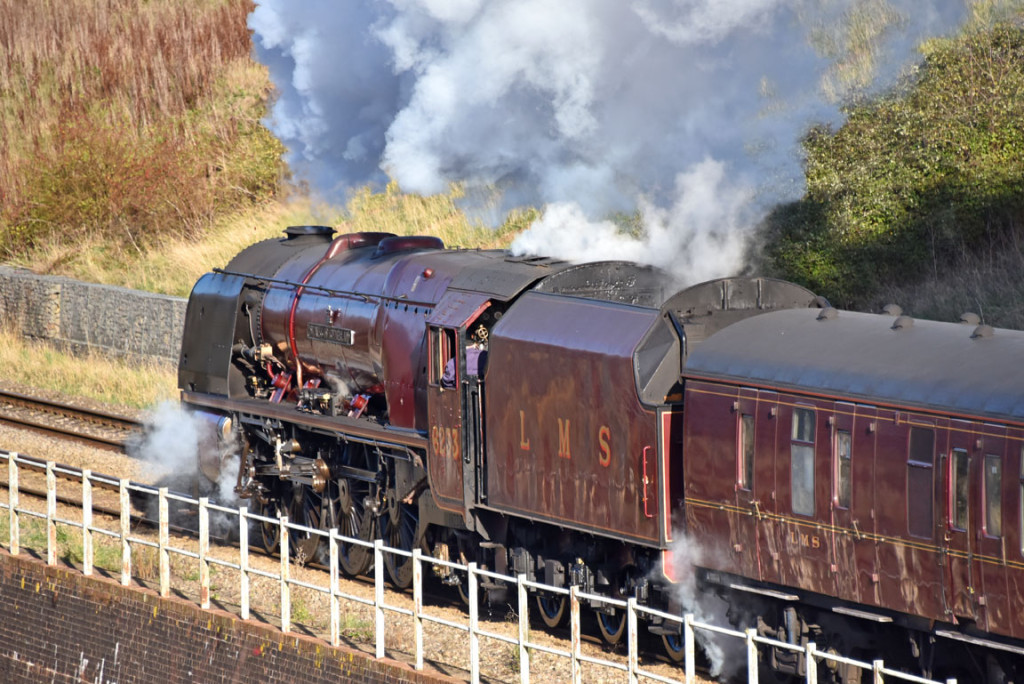 Pictures: Duchess of Sutherland steams through Standish | Stroud Times