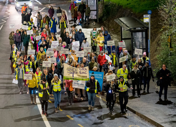 In pictures: Reclaim the Night march | Stroud Times