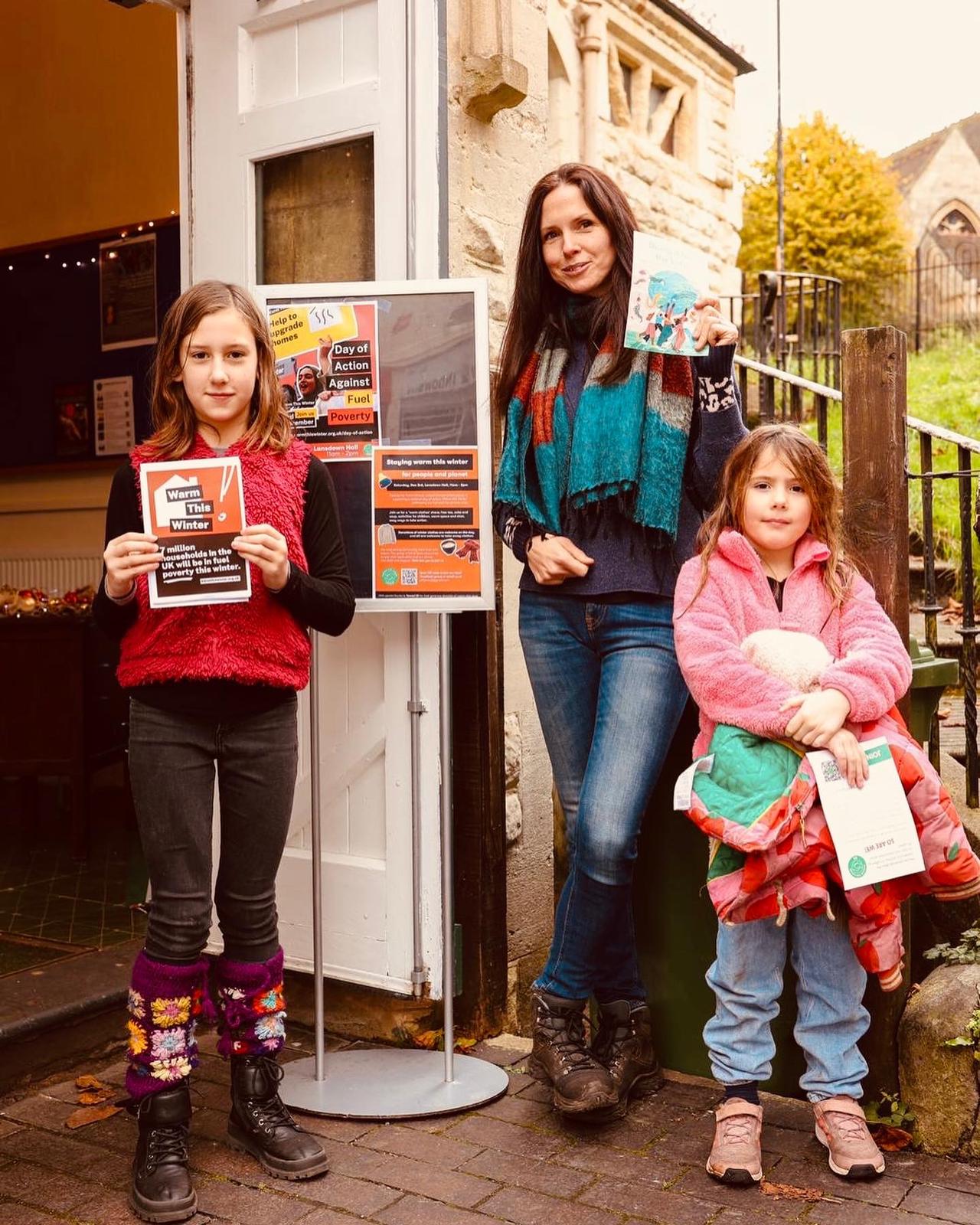 Children deliver Christmas cards to Stroud MP to shine a light on fuel ...
