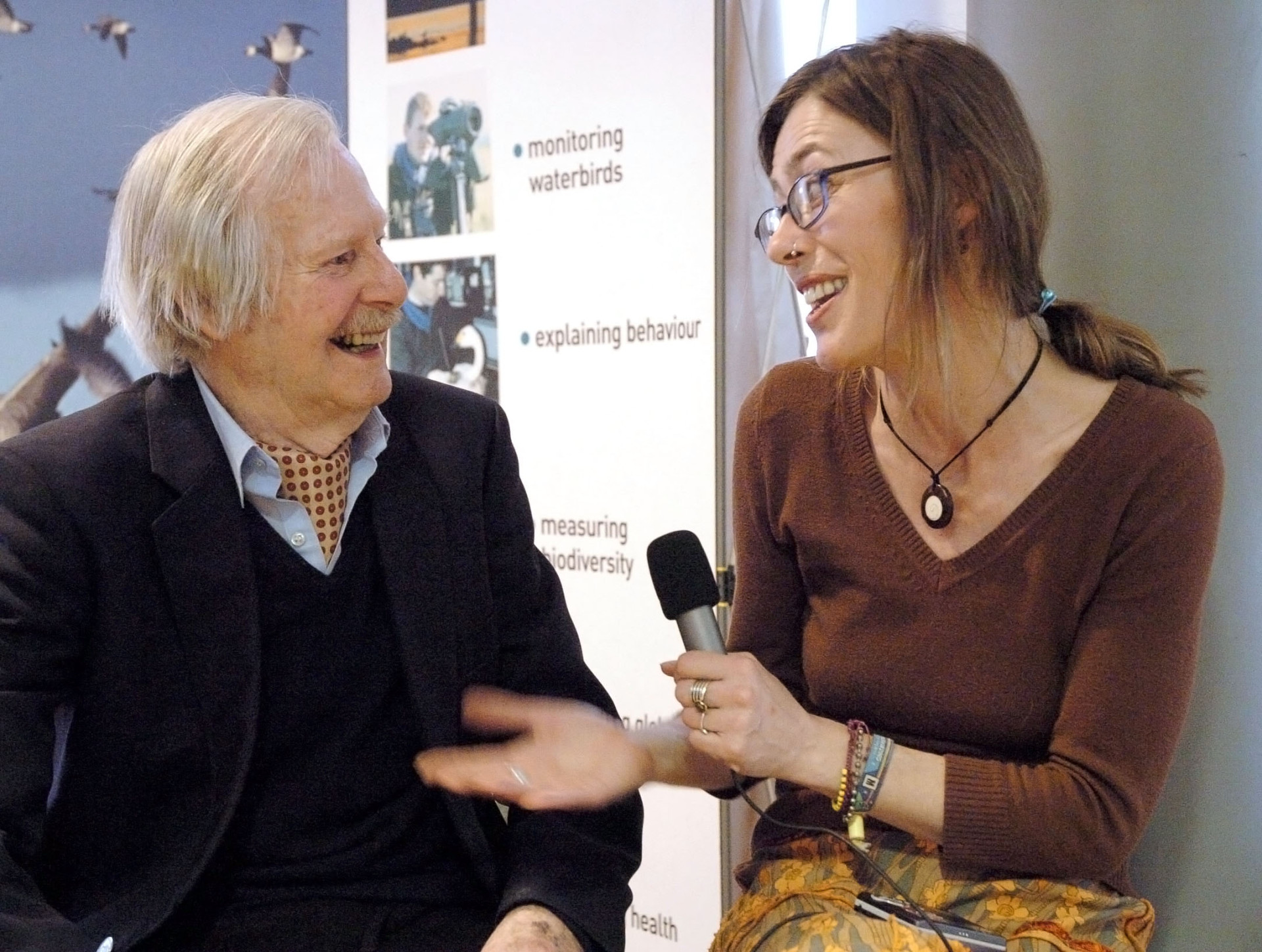 When Tony Hart visited the Wildfowl and Wetlands Trust | Stroud Times