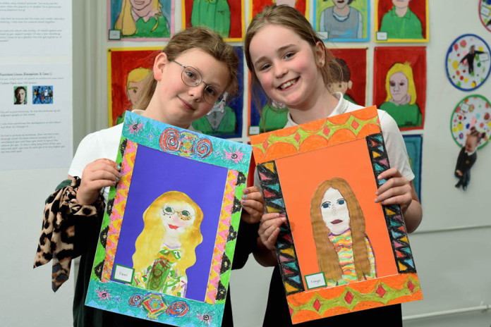 Pupils portraits grace the walls of the Museum in the Park | Stroud Times