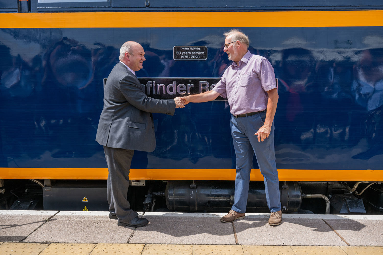 On the right track - Pathfinder Railtours operator honoured in naming ...