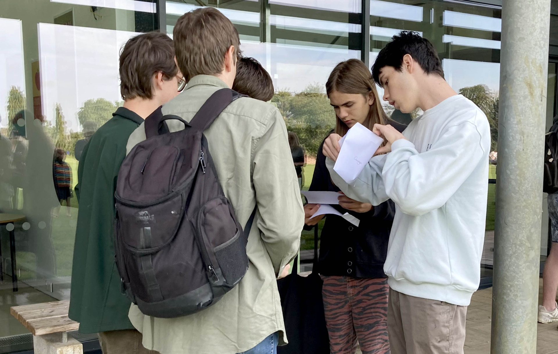 Marling students celebrate GCSE results | Stroud Times