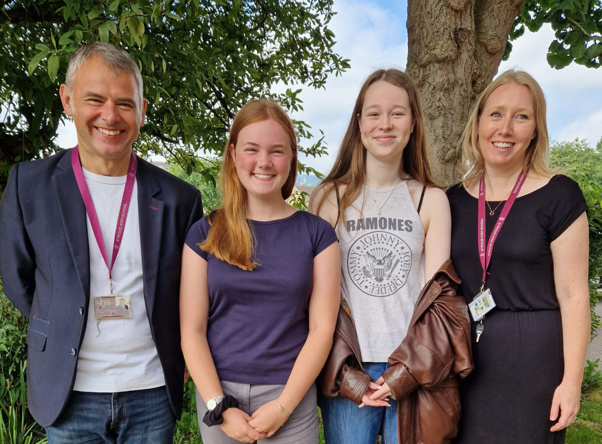 Stroud High School students celebrate exam results | Stroud Times