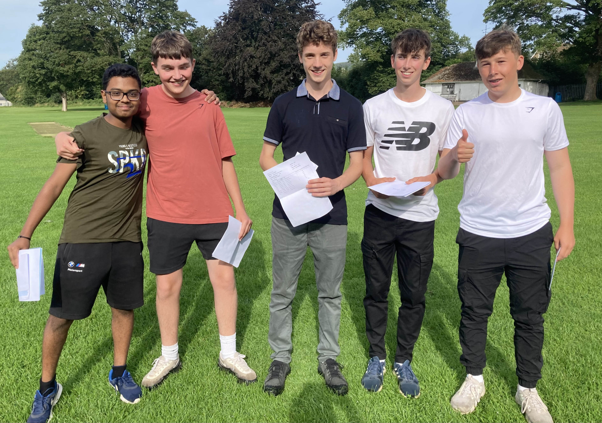 Marling students celebrate GCSE results | Stroud Times